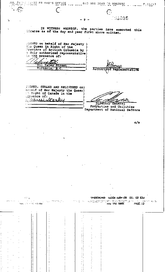 The Nanoose Test Range: Ownership and Expropriation (PRB 99-8E)