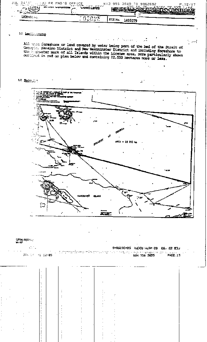 The Nanoose Test Range: Ownership and Expropriation (PRB 99-8E)