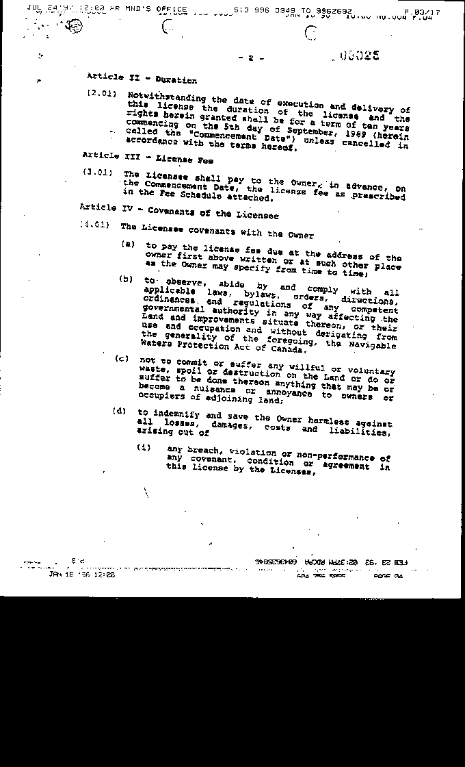The Nanoose Test Range: Ownership and Expropriation (PRB 99-8E)
