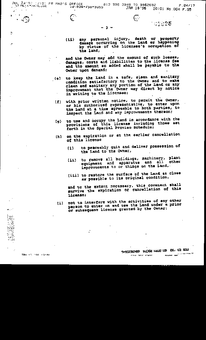 The Nanoose Test Range: Ownership and Expropriation (PRB 99-8E)