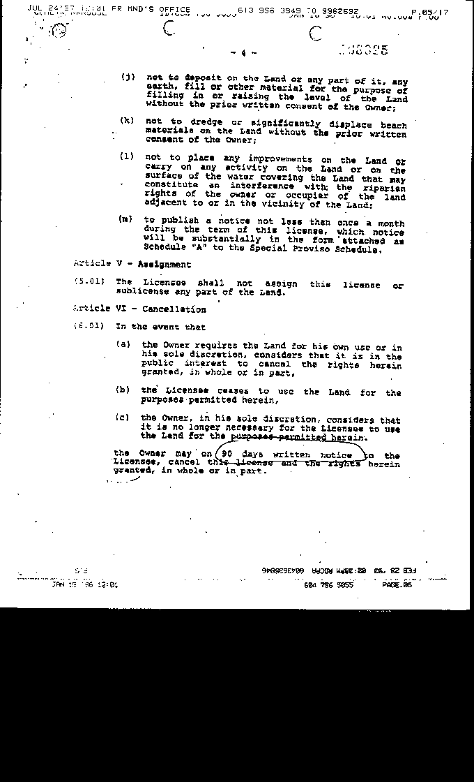 The Nanoose Test Range: Ownership and Expropriation (PRB 99-8E)