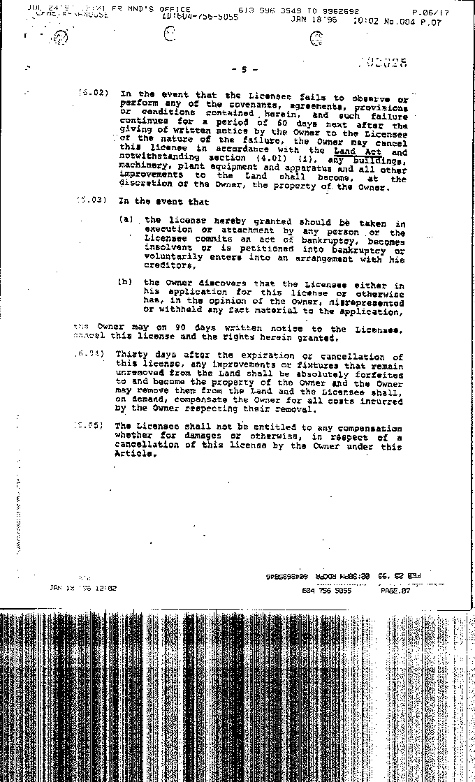 The Nanoose Test Range: Ownership and Expropriation (PRB 99-8E)