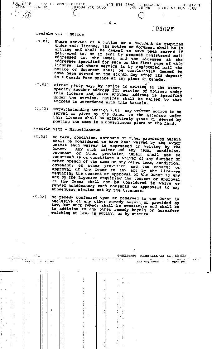The Nanoose Test Range: Ownership and Expropriation (PRB 99-8E)